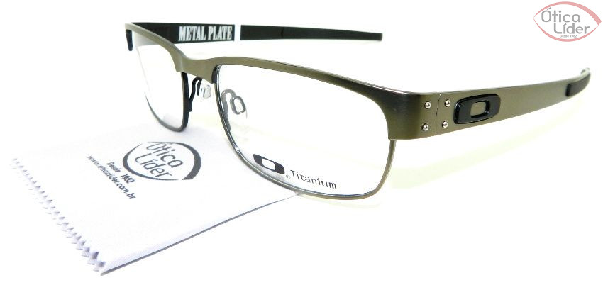 Oakley OX5038 0355 55 Metal Plate Titanium Prata - até 20% de Desconto ...