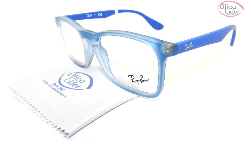 Ray-Ban RY1553 3668 48 Infantil Acetato Azul - até 20% de Desconto na ...