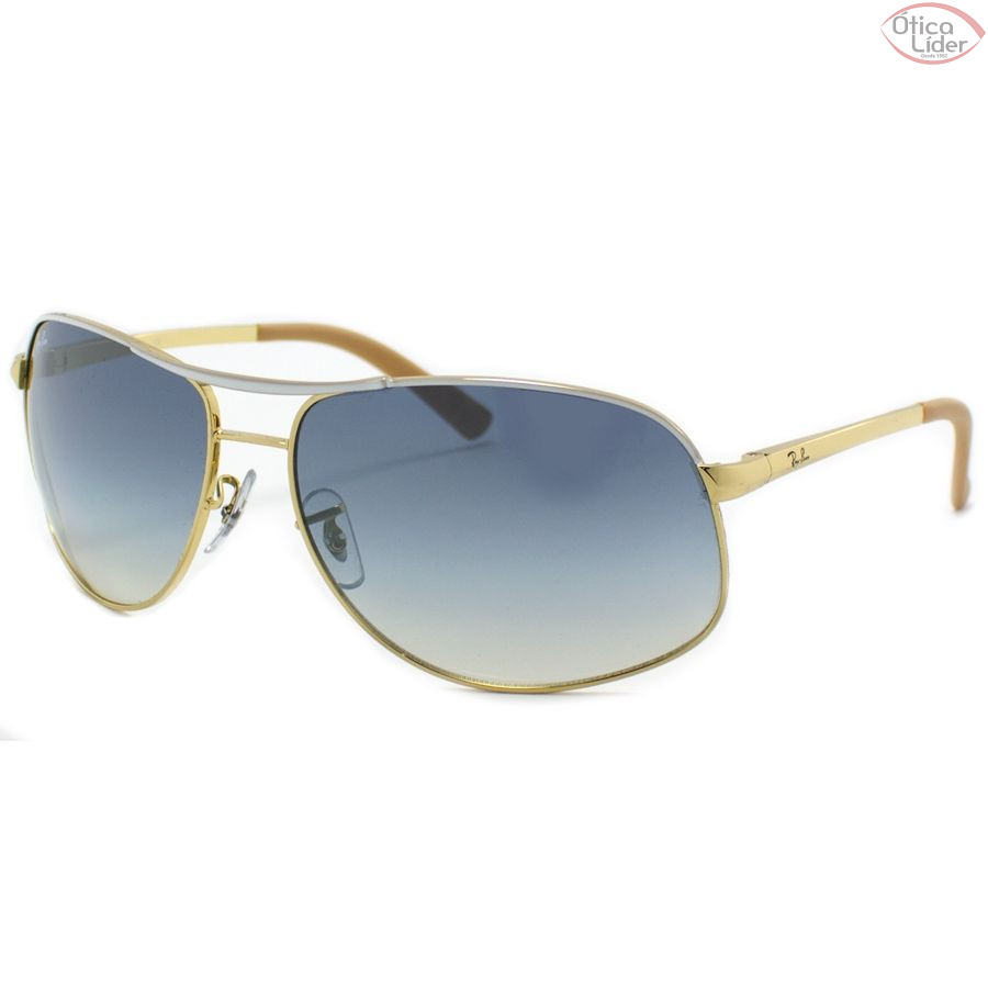 Ray-Ban RB 3387 007/7b 67 Aviador Metal Dourado - 12x sem juros ou 20% ...