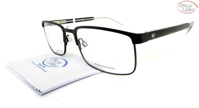 Tommy Hilfiger TH 1235 fsw 55 Metal Preto / Acetato - até 20% de ...