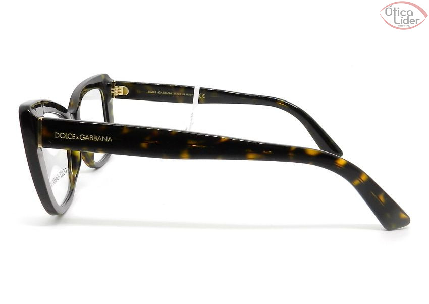 Dolce & Gabbana DG3308 502 51 Acetato Havana - até 20% de Desconto na ...