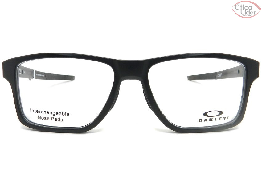 Oakley Chamfer Squared OX8143 0154 54 Acetato Preto - até 20% de ...