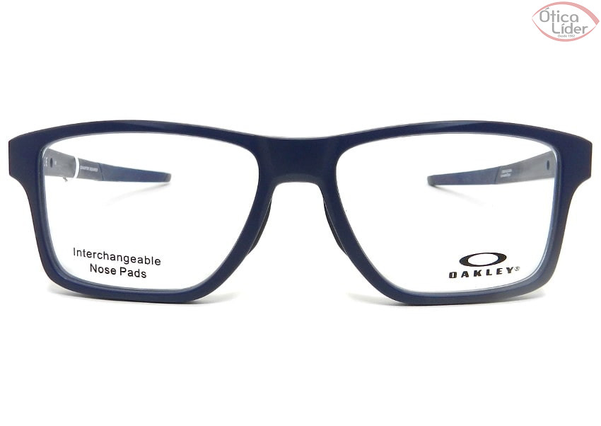 Oakley Chamfer Squared OX8143 0454 54 Acetato Azul Marinho - até 20% de ...
