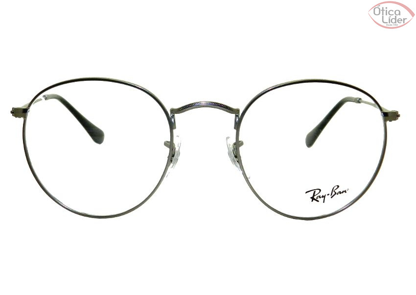Ray-Ban RX3447v 2620 50 Round Metal Prata - até 20% de Desconto na ...