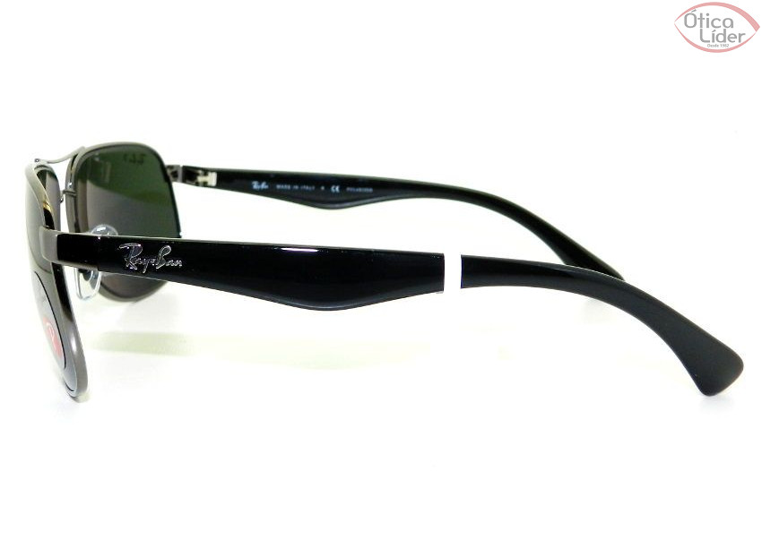 Ray-Ban RB3502 004/58 61 Metal Chumbo / Preto Polarizado - até 20% de ...