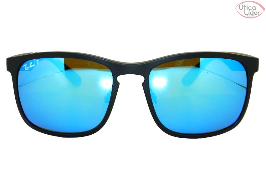 Ray-Ban RB4264 601-s/a1 58 Acetato Preto Espelhado Azul - até 20% de ...