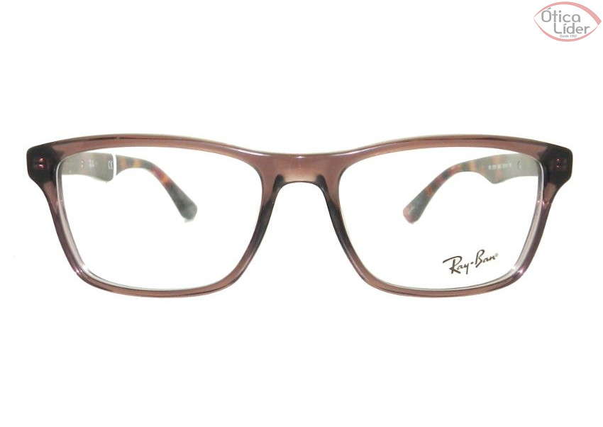 Ray-Ban RX5279 5628 55 Acetato Vinho Transparente / Mesclado - até 20% ...