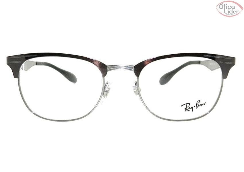 Ray-Ban RX6346 2862 50 Metal Marrom / Prata - até 20% de Desconto na ...