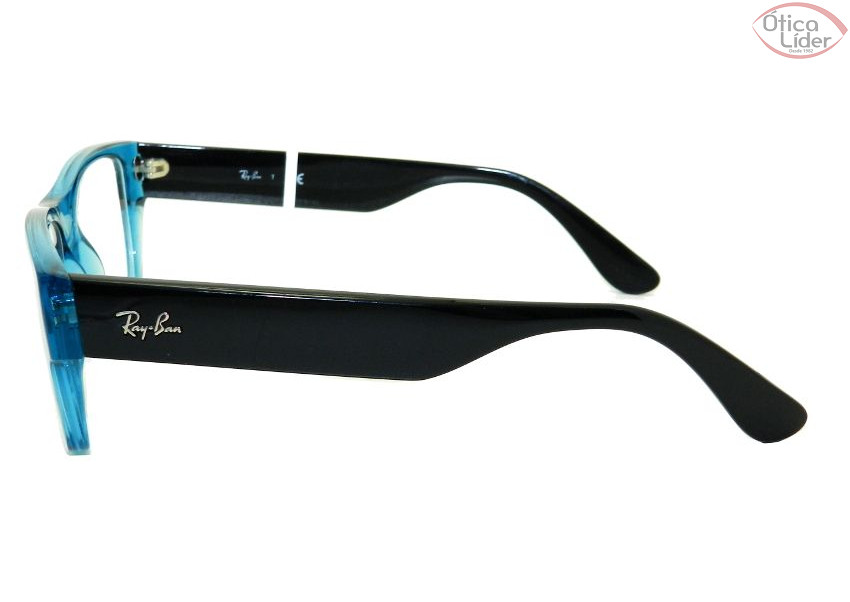 Ray-Ban RX7028 5395 53 Acetato Azul / Preto - até 20% de Desconto na ...