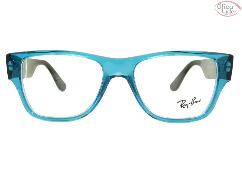 Ray-Ban RX7028 5395 53 Acetato Azul / Preto - até 20% de Desconto na ...