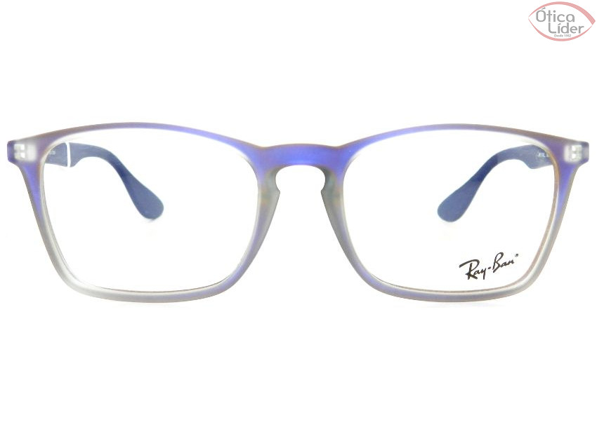 Ray-Ban RX7045l 5486 55 Acetato Transparente / Roxo - até 20% de ...
