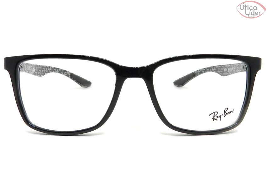 Ray-Ban RX8905 5843 55 Acetato Preto / Fibra de Carbono - até 20% de ...